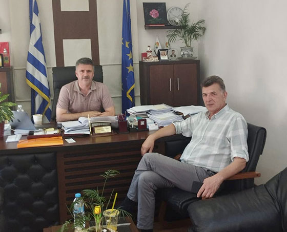 Με τον Δήμαρχο Μύκης Ριτβάν Ντελή Χουσεΐν συναντήθηκε ο Βουλευτής ...